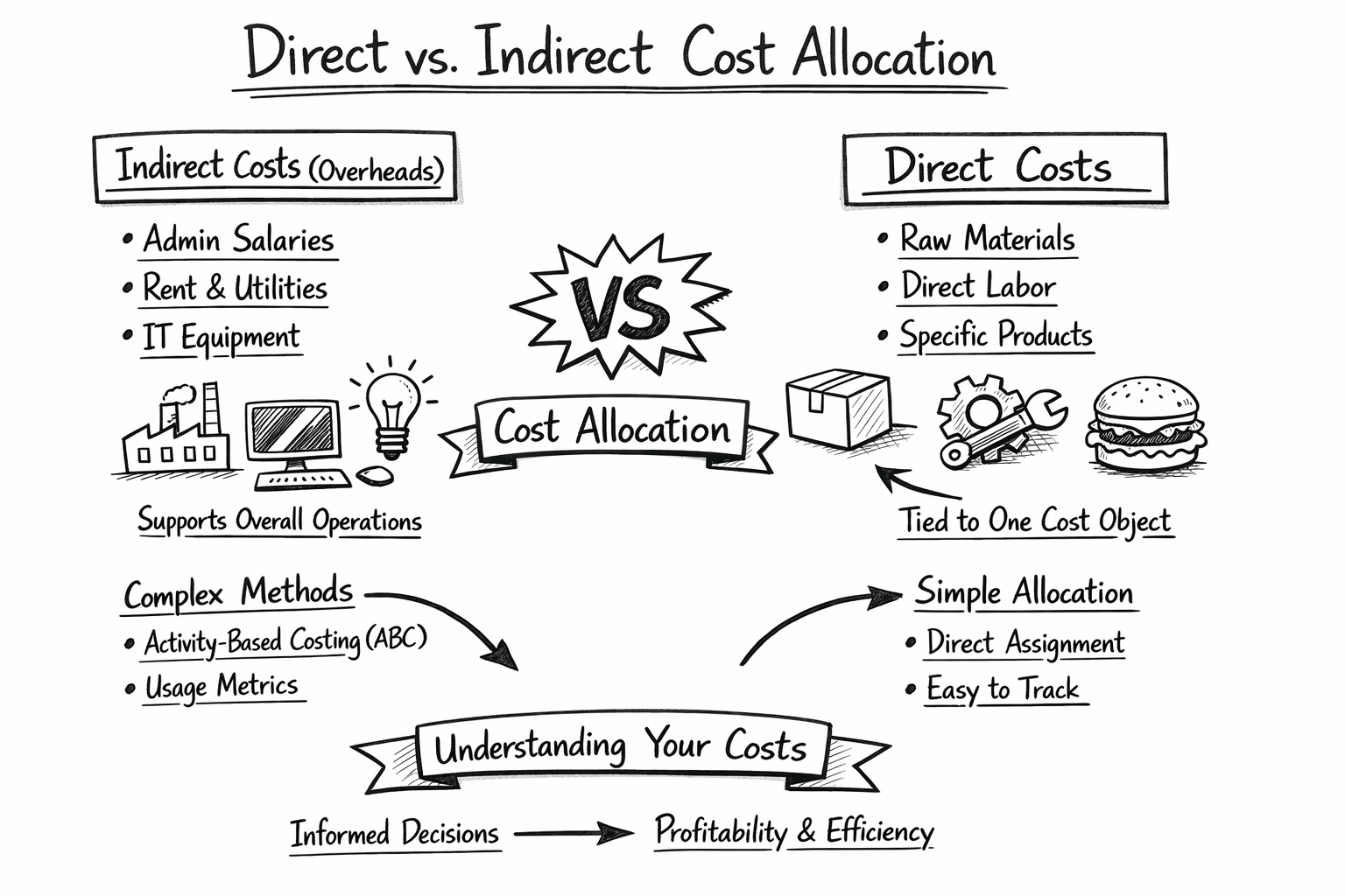 Direct Vs. Indirect Cost Allocation: Explained | CostPerform